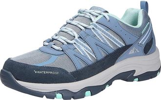 Skechers Damen Lookout Point Trego Aussichtspunkt, Slate Leather/Mesh/Trim, 36 EU