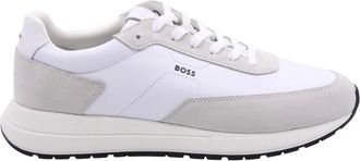 HUGO BOSS Homme, Chaussures, Blanc, Taille: 44 EU Lentebos Baskets