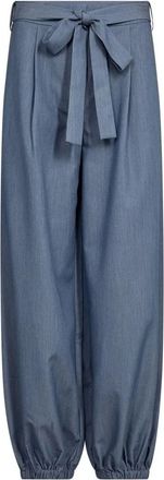 Co'Couture Femme, Pantalons, Bleu, Taille: 44 FR Wide Pantalons
