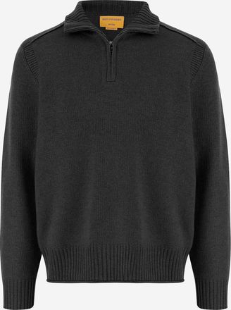 Guest In Residence Half-Zip Cashmere Sweater - Black