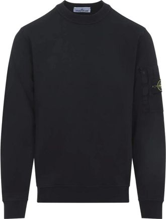 Stone Island Homme, Sweatshirts et sweats &agrave; capuche, Noir, Taille: XL Zip SweaT-shirt