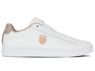 K-Swiss Kswiss Mens Court Shield Ii,Wht/Taupe/Jurasc Gld,42,5EU