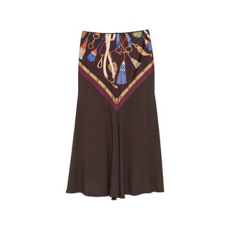 Etro Ausgestellter Midirock - - Skirts - Damen - Braun - S