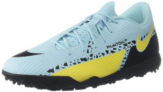 Nike Nike Unisex Phantom Gt2 Club Tf Sneaker, Glacier Ice Black Yellow Strike, 44.5 EU