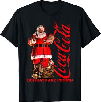 Coca Cola Ware Die Weihnachtsferien von Coca Cola stehen vor der Tür Santa Lean T-Shirt