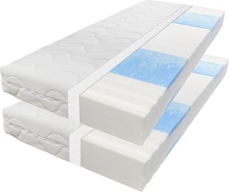 Sleepneo Blue Vision Matratze 160x200 H&ouml;he 19cm, 7-Zonen Kaltschaummatratze H3, Blauer Engel, &Ouml;ko-Tex Zertifiziert, Made in Germany