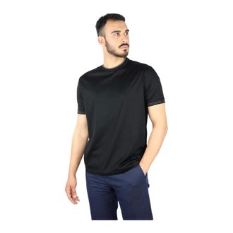 Paul & Shark Homme, Tops, Noir, Taille: XL T-Shirt &agrave; Col Rond