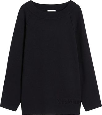 Max Mara Femme, Sweatshirts et sweats &agrave; capuche, Bleu, Taille: 42 FR Dumbo Crew Neck Sweater