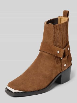 Anine Bing Boots aus Rindsnappa mit Metallkappe