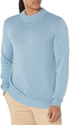 Amazon Essentials Pull à col Rond, Coupe Classique (Grandes Tailles Disponibles) (Anciennement Amazon Aware) Homme, Bleu Grisé, XL