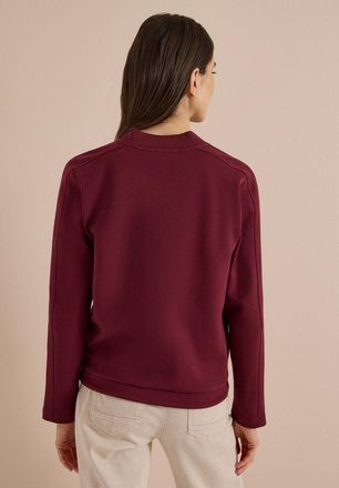 Cecil Sweatjacke mit Tunnelzug am Saum