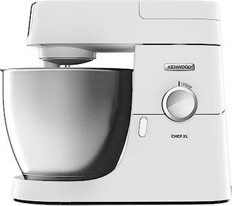 Kenwood KVL4100W Planetary Chef XL Knetmaschine mit 6,7 l Schüssel, 3 Mischhaken, personalisierbar mit über 25 optionalen Zubehörteilen separat erhältlich, 12