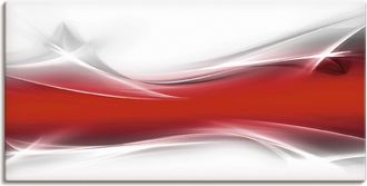 Artland Wanddeko Leinwand Bilder Wandbild 100x50 cm Abstrakte Bilder Gegenstandslos T9IM