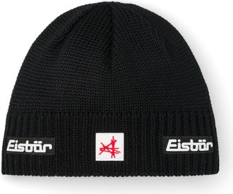 Eisb&auml;r M&uuml;tze Herren Trop Ski Austria XL Schwarz - Merino Winterm&uuml;tze f&uuml;r M&auml;nner - mit Fleece sch&uuml;tzt vor K&auml;lte und Wind - Strickm&uuml;tze atmungsaktiv thermoregu