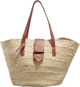 Espadrij l&acute;original Shopper - Palm Basket Luxe Buckle - Gr. unisize - in Beige - f&uuml;r Damen