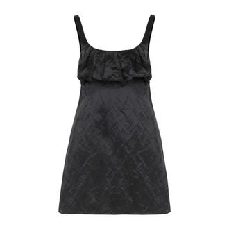 Chlo&eacute; Elegantes Midikleid mit Stufen - - Dresses - Damen - Schwarzk - S