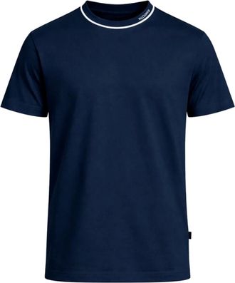 Michael Kors Homme, Tops, Bleu, Taille: S Logo Rib Tee