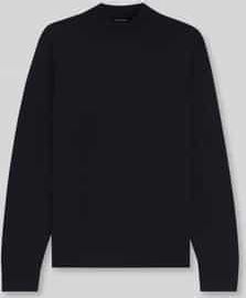 HUGO BOSS Regular Fit Pullover aus reiner Schurwolle Modell Bjarno