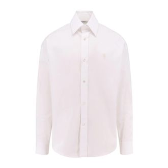 Alexander McQueen Wei&szlig;es Iconic Besticktes Hemd - - Shirts - Herren - Wei&szlig; - L