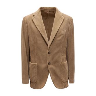 Santaniello Gl797Mf Samtjacke - - Jackets - Herren - Beige - 2XL