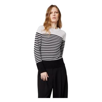 Alpha Studio Girocollo M/Lunga Slim - - Knitwear - Damen - Mehrfarbig - M
