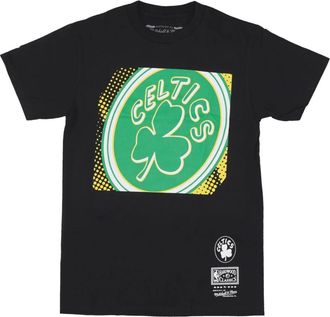 Mitchell & Ness Boston Celtics NBA Tee Schwarz - - Tops - Herren - Schwarzk - S