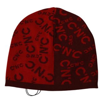 Costume National Beanie M&uuml;tze - - Accessories - Herren - Rot - ONE SIZE