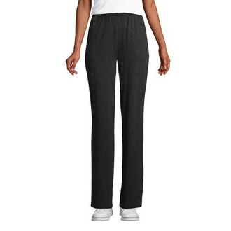 Lands End Straight Fit Freizeithose SPORT KNIT, Damen, Gr&ouml;&szlig;e:40-42 regular, Schwarz, Baumwolle, by Lands End