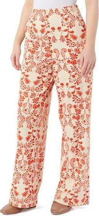Ichi Ihkate Print Wide Pa5 Pantalon daffaires d&eacute;contract&eacute;, 204178/Fiesta Flower AOP, M Femmes