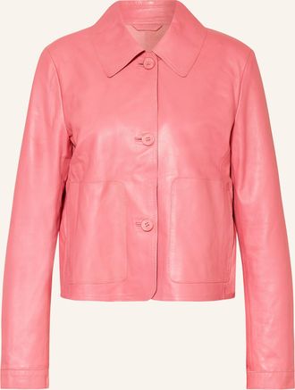 Milestone Lederjacke Msammi pink