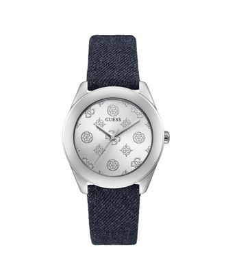 Guess Damenuhr Quartz Silber