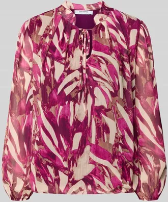 Zabaione Bluse mit Tunika-Kragen Modell Em44maa