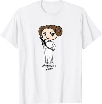 Star Wars Princess Leia Cute Cartoon T-Shirt
