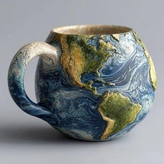 Generic Solar System Planet Tassen mit dem auf Planeten inspirierten Tasse f&uuml;r Kaffeee (Erde)