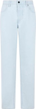 Stone Island Homme, Jeans, Bleu, Taille: W34 Jean Regular Coupe Droite Cinq Poches