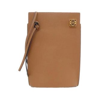 Loewe Pre-owned Dice Pocket Calf Shoulder Bag - - Pre-owned - Damen - Braun - ONE SIZE