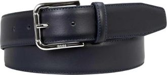 HUGO BOSS Navya G&uuml;rtel aus geflochtenem Leder - - Accessories - Herren - Blau - 85 CM