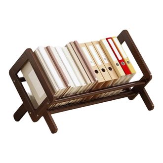 Generic B&uuml;cherregal f&uuml;r den Tisch, 40 x 25 x 26 cm, verstellbar, Mini-St&auml;nder f&uuml;r Lehrb&uuml;cher, Notizb&uuml;cher, Fotoalben, C-Dateien