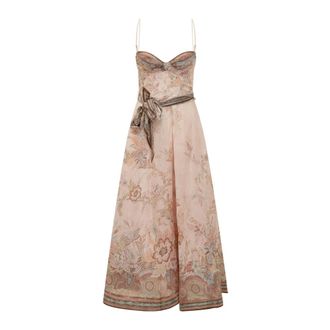 Zimmermann Femme, Robes, Rose, Taille: 40 FR Alchemy Structured Midi Dress