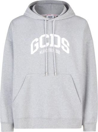 GCDS 1988 Hoodie mit Logo-Print - Grau