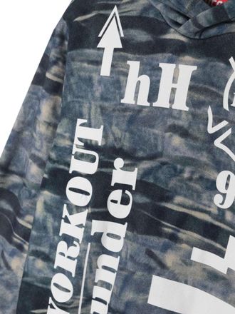 Diesel Multicolour Print Cotton Hoodie - Multicolor