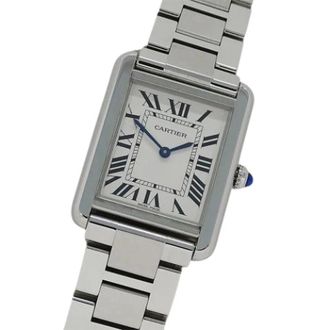 Cartier Montre vintage doccasion - Femme - Pre-owned - Gris - Taille: ONE Size