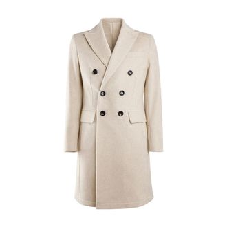 Loro Piana Homme, Manteaux, Blanc, Taille: L Manteau Crois&eacute;