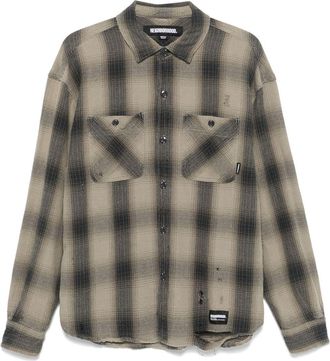 Neighborhood chemise Savage Block - Tons neutres