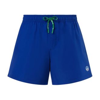 North Sails Grundlegende Strandbekleidung mit Filz-Logo-Patch - - Swimwear - Herren - Blau - XL