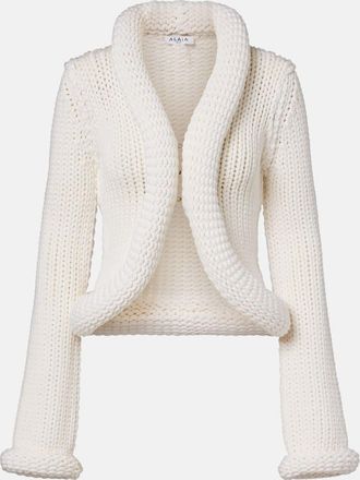 Alaia Ala&iuml;a Cardigan aus einem Wollgemisch
