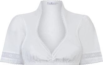 Stockerpoint Damen blouse leona Bluse, Weiß, 42 EU