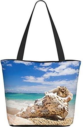 AOOEDM Sac &agrave; provisions pour femme sur le th&egrave;me de la plage 33 x 27,9 x 17,8 cm. Le cadeau parfait pour la Saint-Valentin. Cest de la Saint-Valentin pour mam