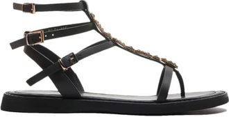 Emanuelle Vee Femme, Chaussures, Noir, Taille: 40 EU Soraya Thong Sandal