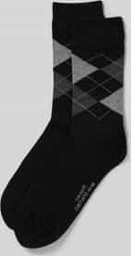 Camano Socken mit Karomuster im 2er-Pack